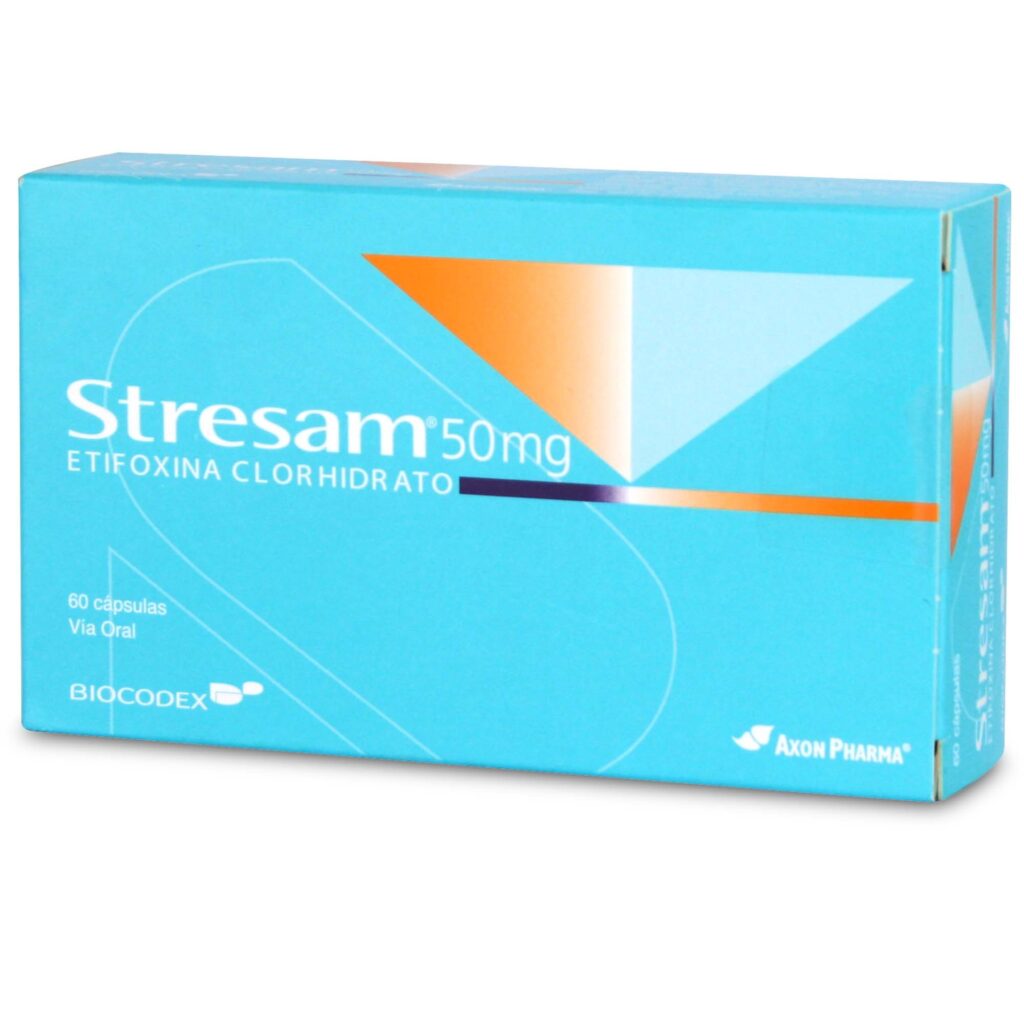 Stresam 50 mg / 60 Cápsulas - Farmacia Belgochilena