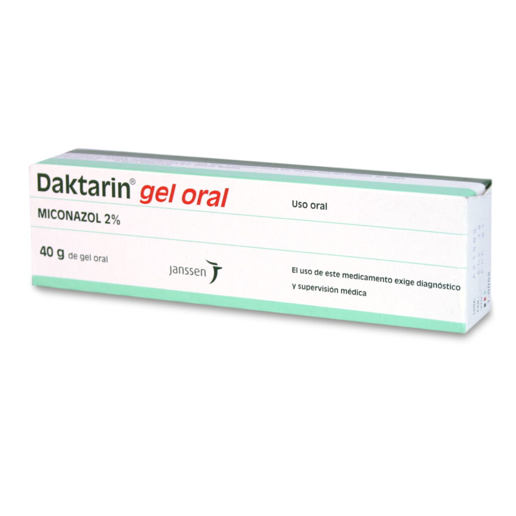 Daktarin Gel Oral 124mg/5mL 40g - Farmacia Belgochilena