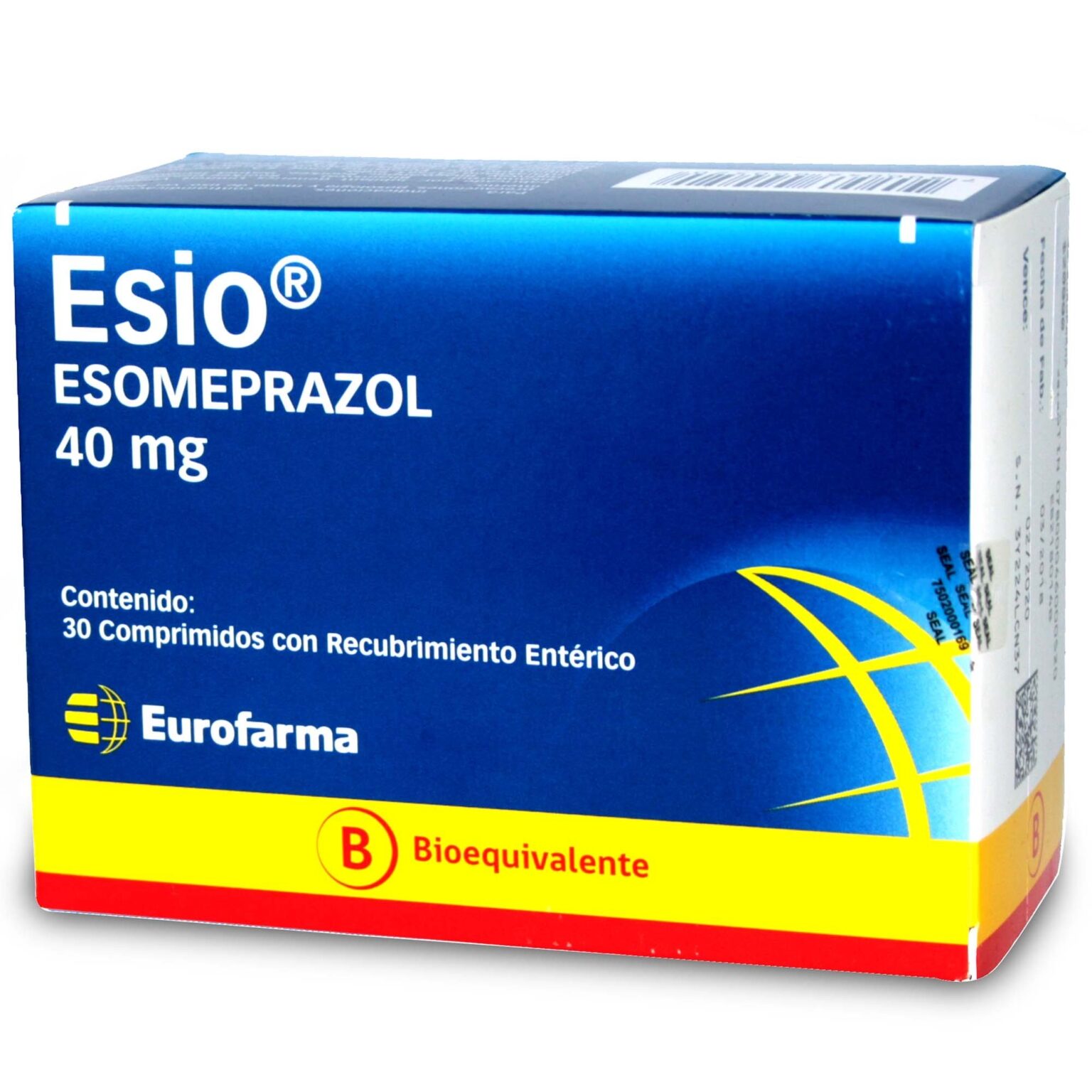 Esio Esomeprazol 40mg / 30 Comprimidos con recubrimiento enteríco ...