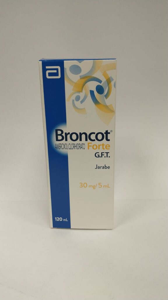 BRONCOT. FTE Ambroxol Clorhidrato/ JBE 120 ML - Farmacia Belgochilena