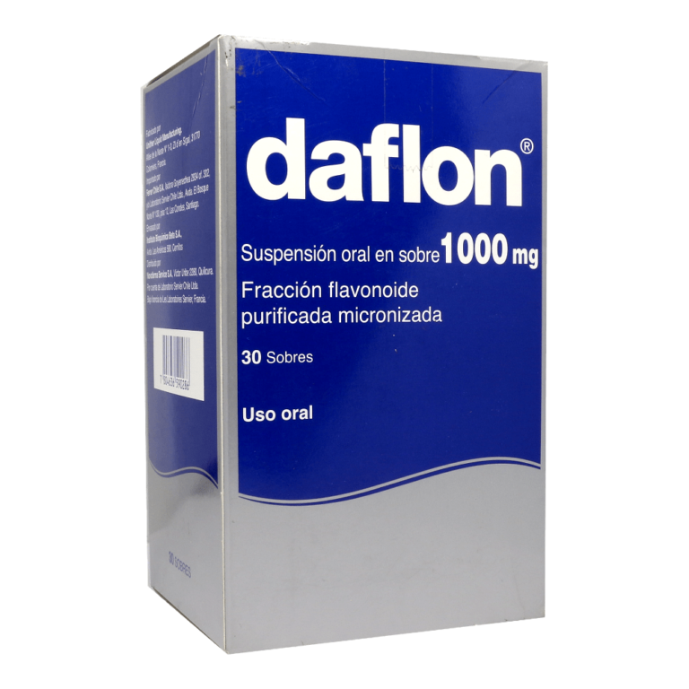 Daflon 1000 mg / 30 Sobres Suspension Oral - Farmacia Belgochilena