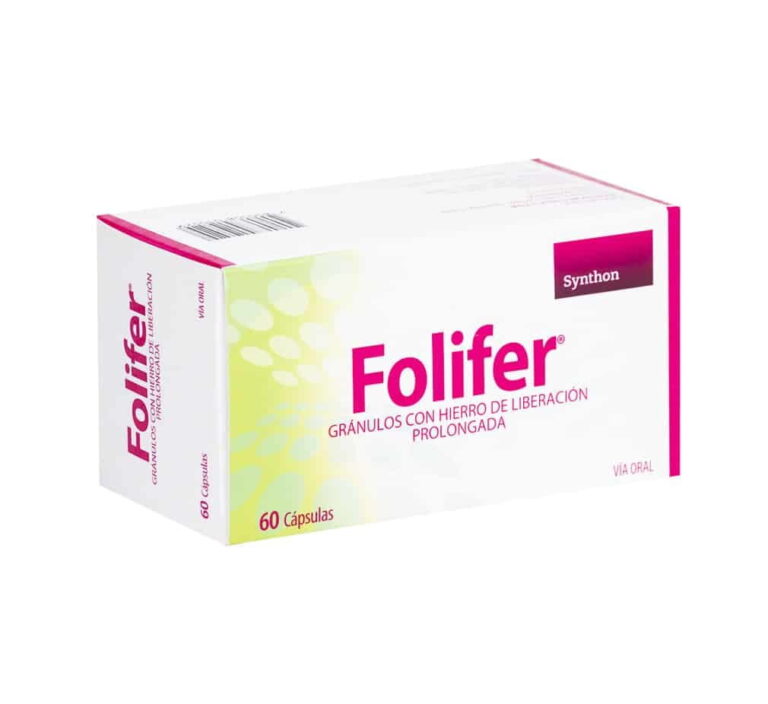 FOLIFER / 60 Cápsulas Con Gránulos De Liberación Prolongada - Farmacia ...